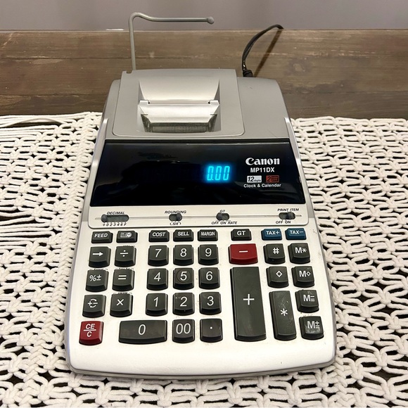 Canon | Other | Canon Mp1dx Calculator With Blue Display | Poshmark